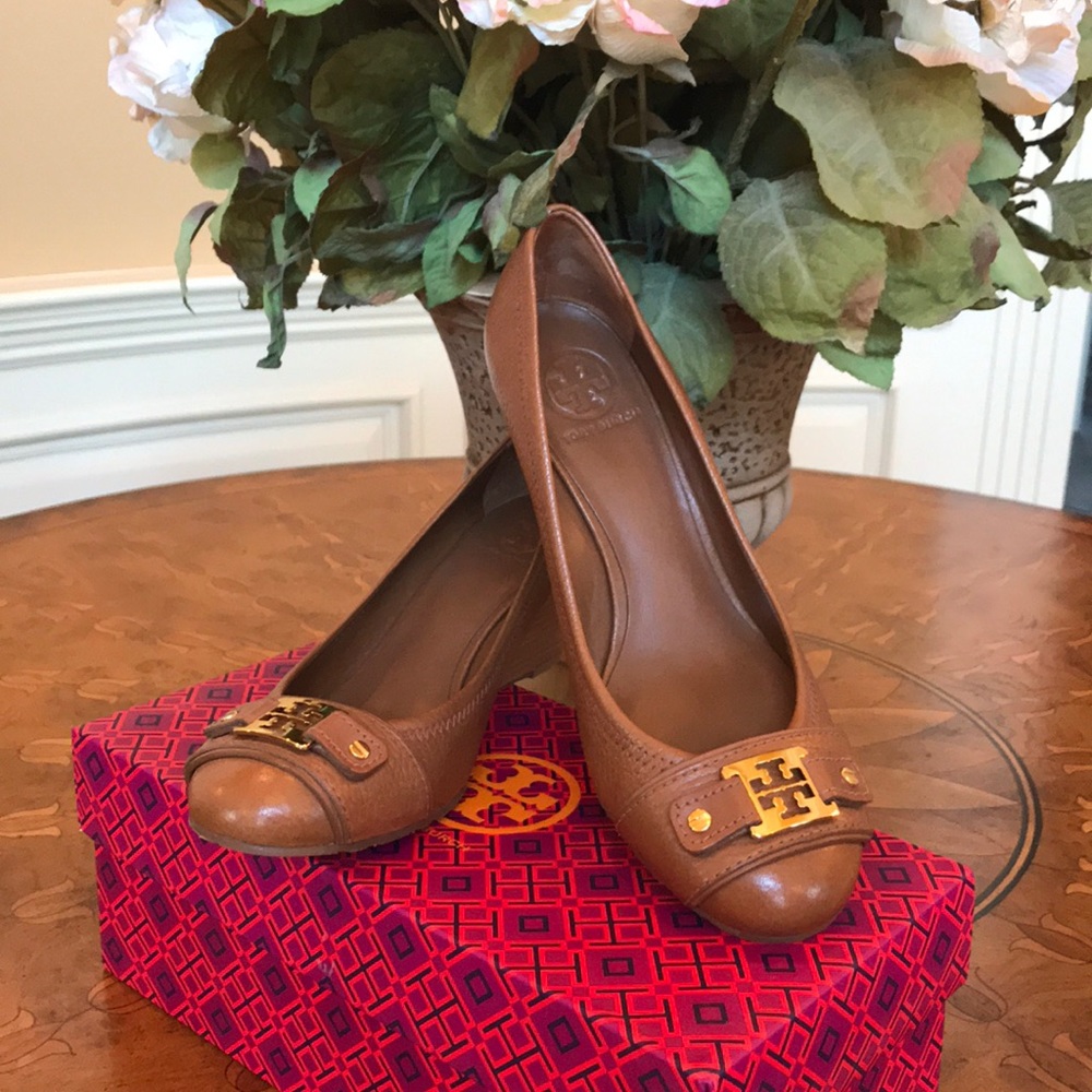 Tory Burch Ambrose Wedge Shoes - Gem